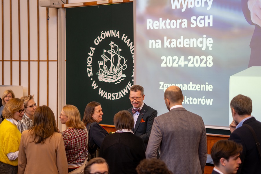 Rektor dr hab. Piotr Wachowiak, prof. SGH, wybrany na drugą kadencję ...
