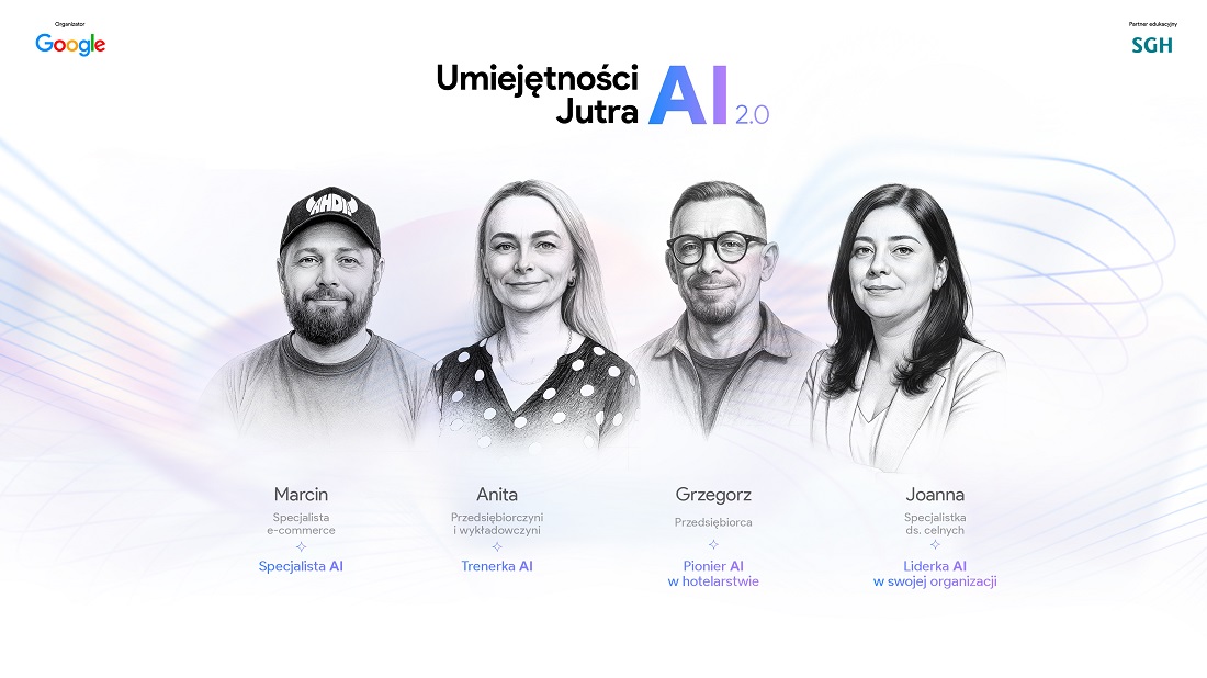 Rusza II edycja programu „Umiejętności Jutra: AI” Google i SGH ponownie przeszkolą polskie MŚP ...