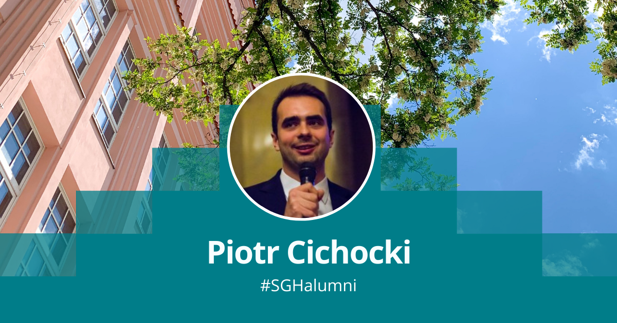 Piotr Cichocki laureatem Konkursu Ministra Spraw Zagranicznych | Gazeta SGH