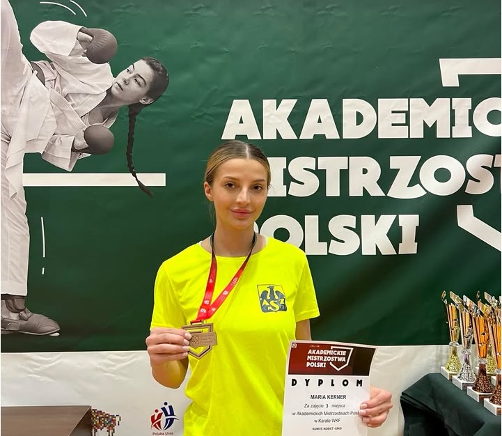 Studentka Maria Kerner z brązowym medalem AMP w Karate | Gazeta SGH