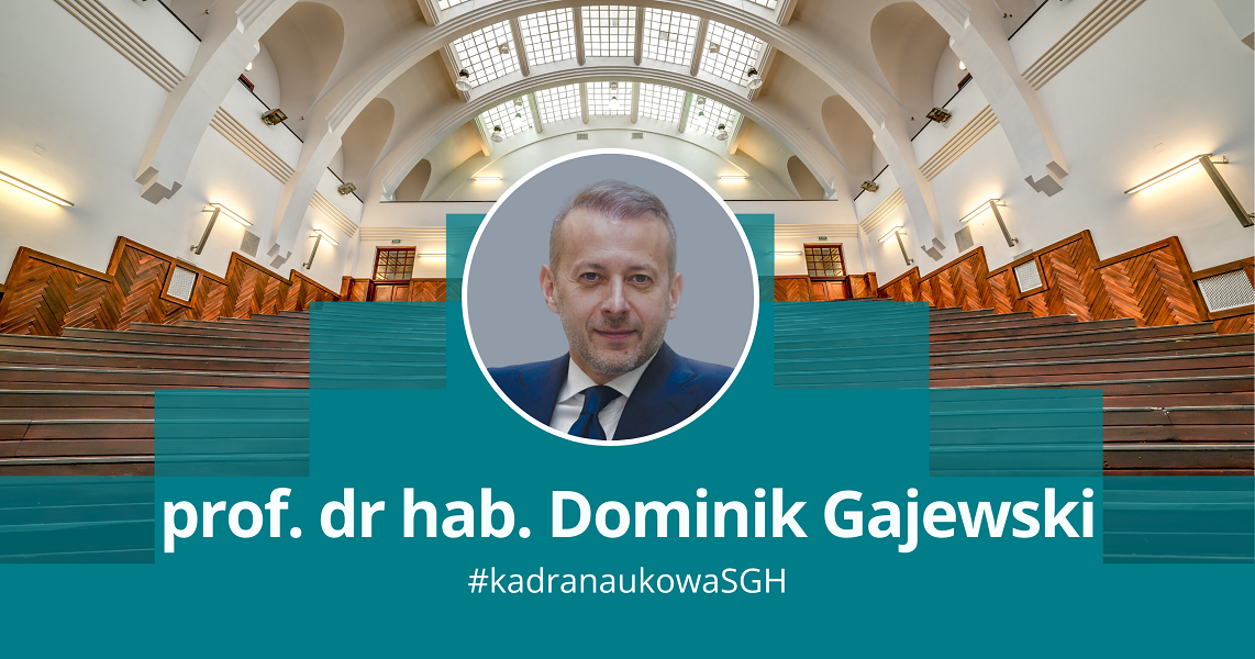 Prezydent RP nadał dr. hab. Dominikowi Gajewskiemu tytuł profesora ...